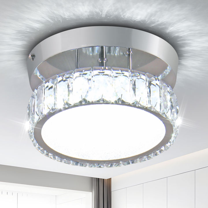 Small Modern Crystal Chandelier Chrome Crystal Ceiling Light Crystal ...