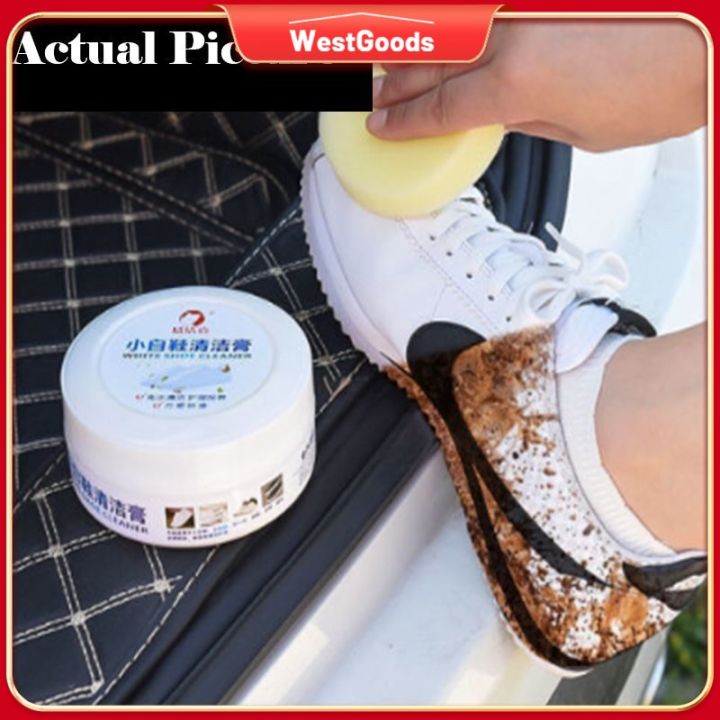 White Shoe Cleaning Cream Multipurpose Sports Leather Shoes Bags ...