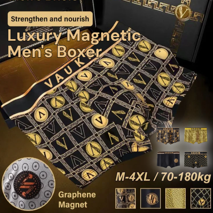 【จัดส่ง 24 ชม】VAUKM Luxury Magnetic Breathable Men's ชุดชั้นในผ้าฝ้าย ...