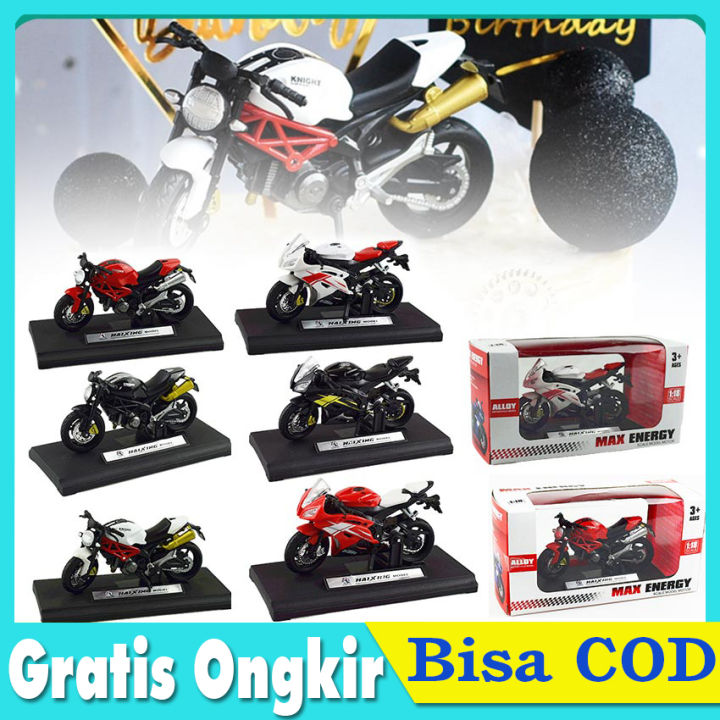 Miniatur Motor Balap Yamaha Ducati Untuk Mainan Anak / Koleksi | Lazada ...