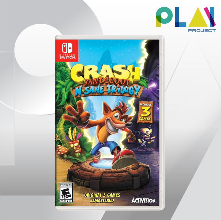 Nintendo Switch : Crash Bandicoot : N Sane Trilogy [มือ1] [แผ่นเกมนินเ ...