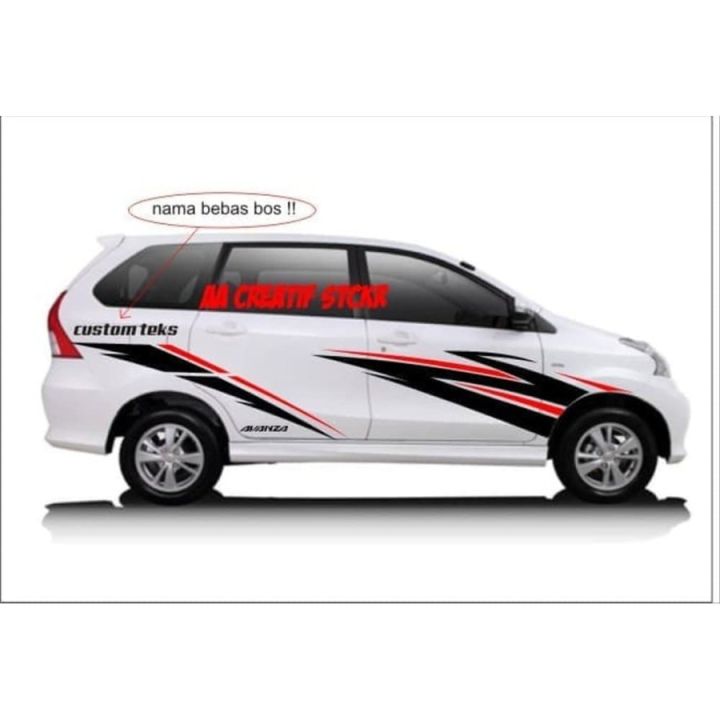 Cutting sticker striping mobil avanza xenia custom | Lazada Indonesia