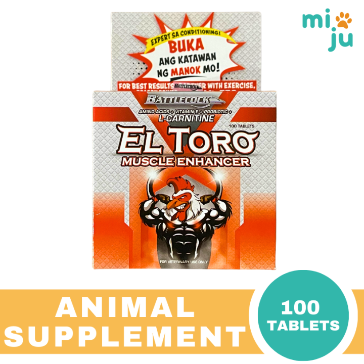 El Toro Muscle Enhancer (100 Tablets/1 Box) - For Animals Only | Lazada PH
