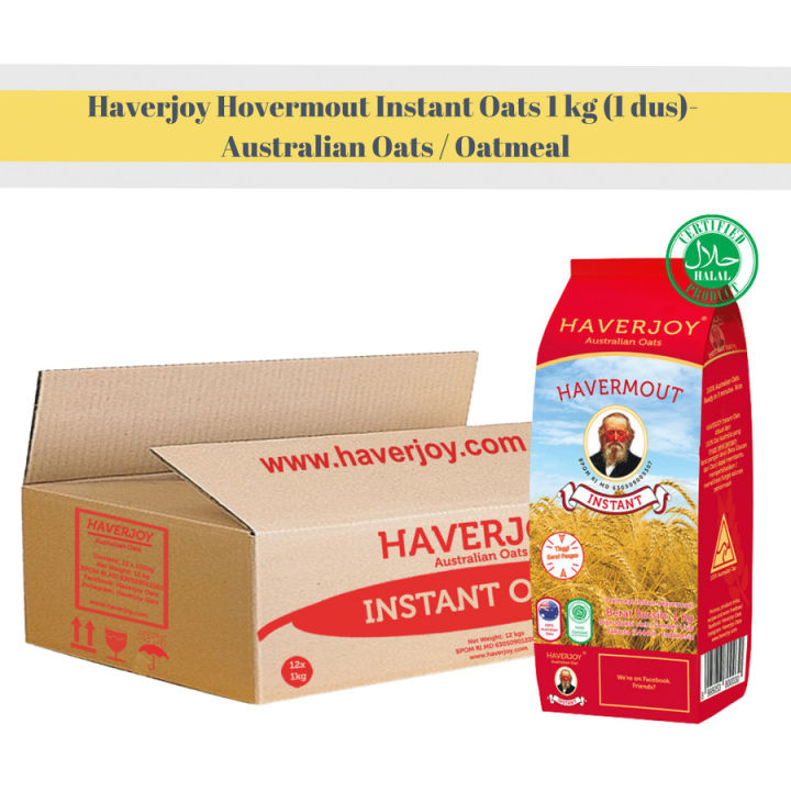 Haverjoy Hovermout Instant Oats 1 kg (1 dus) - Australian Oats | Lazada ...