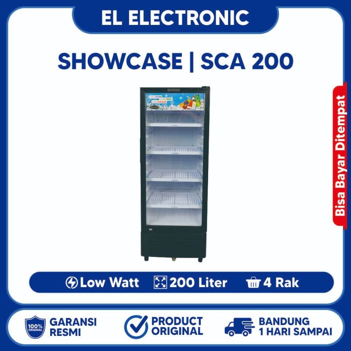 SHOWCASE FRIGIGATE SCA 200 ATIS 238 Lemari kaca pendingin kulkas kaca ...
