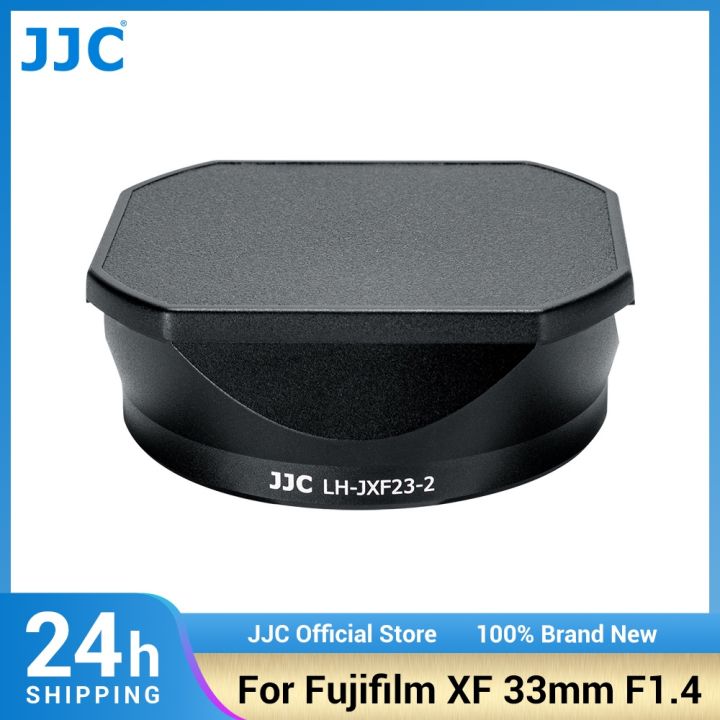 JJC LH-XF23 II Metal Square Lens Hood for Fujifilm Fujinon XF 33mm F1.4 R LM WR Lens on Fuji XT4 ...