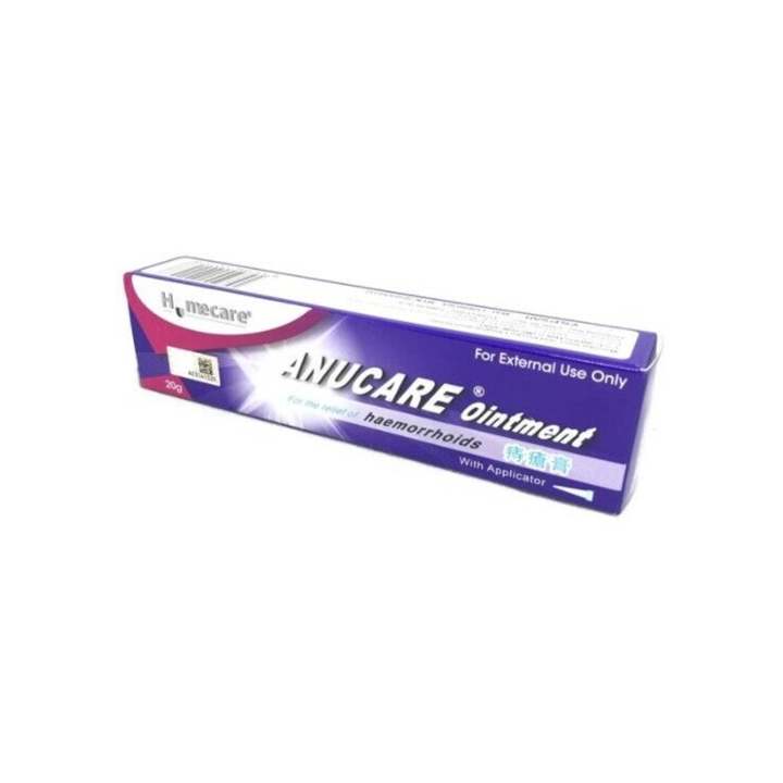 Anucare for haemorrhoids buasir ointment 20g / suppository 6s 12s | Lazada
