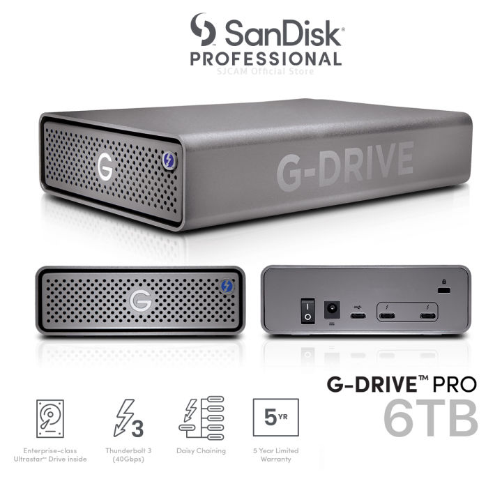 SanDisk Professional G-DRIVE PRO 4TB ,6TB, 12TB ,18TB ( SDPH51J ...