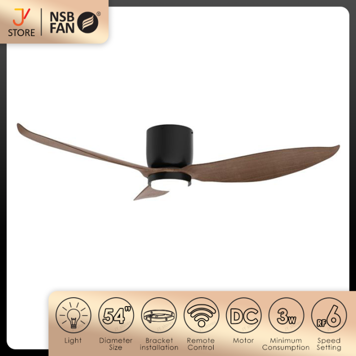 NSB 54" Jonathan Ceiling Fan DC Motor With Remote Build In Wifi Free 3C ...