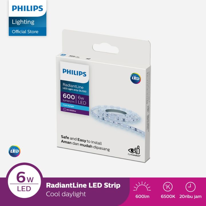 Philips Lampu LED Radiantline Strip LED 6W 6500K Putih | Lazada Indonesia