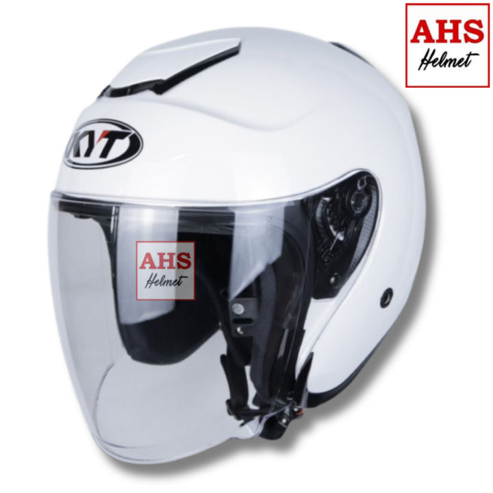KYT KYOTO ORIGINAL HELM HALF FACE STANDART DOT | Lazada Indonesia