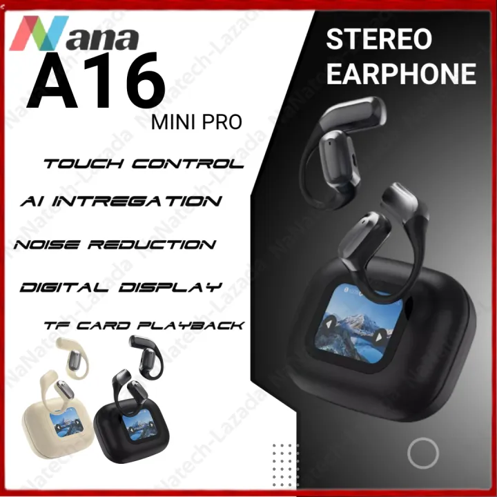 NANATECH A16 AI Smart Translation Compact Earbuds Multilingual Speech ...