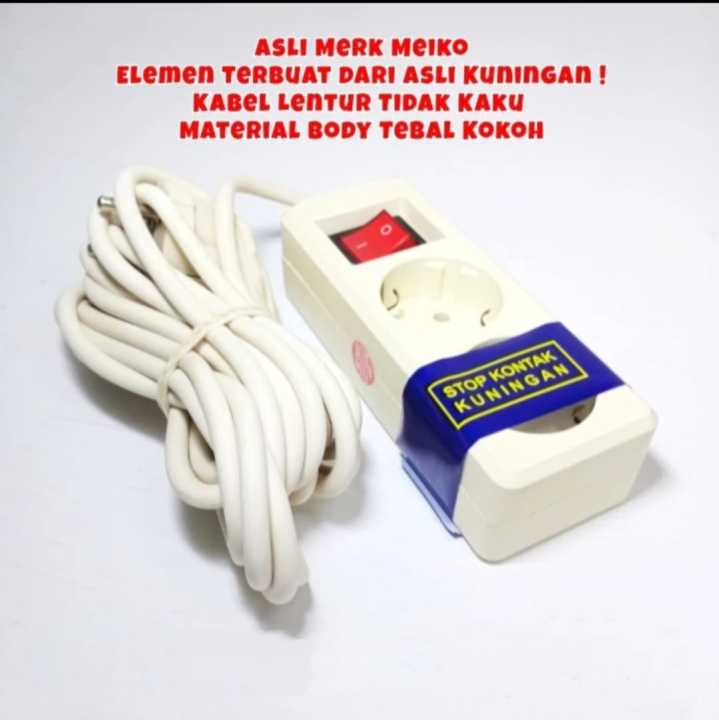 Stop Kontak Kabel 2/3/4/5 lubang 1.5 M,3 M,5 M stop kontak kabel ...
