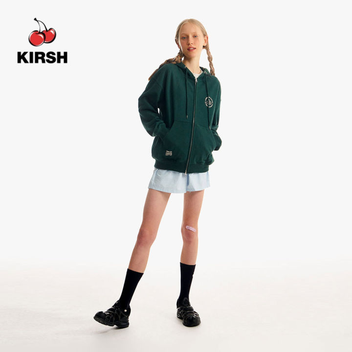 [KIRSH] DOODLE CHERRY CIRCLE LOGO HOODIE ZIP UP | 23SS | ZIP UP ...