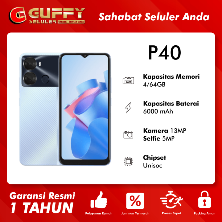 ITEL P40 P662L 4/64GB | Lazada Indonesia