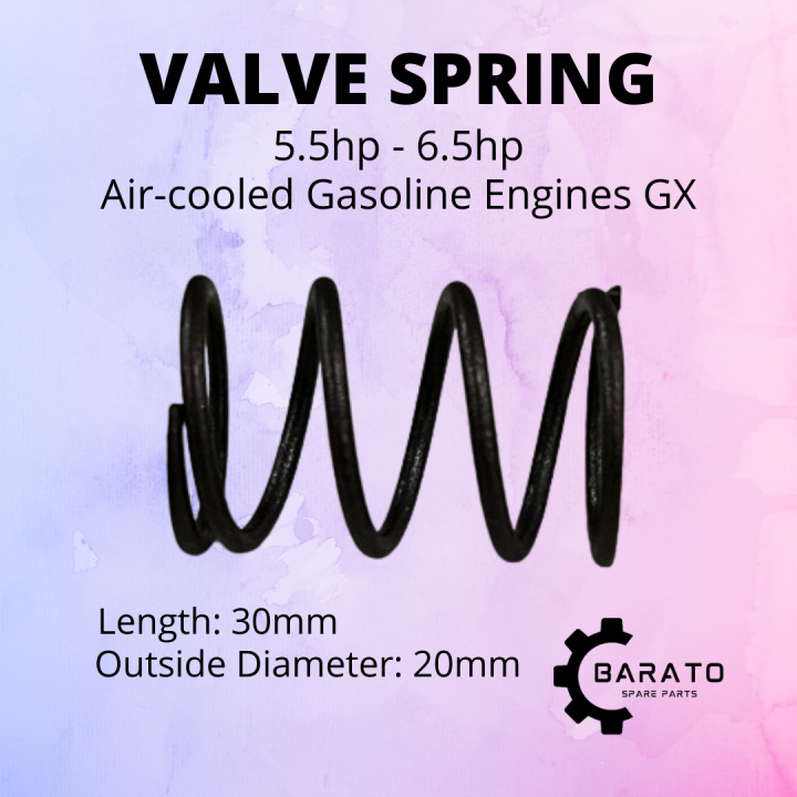 Valve Spring 5.5hp - 6.5hp (GX160 / GX200) 168F for Single Piston Air ...