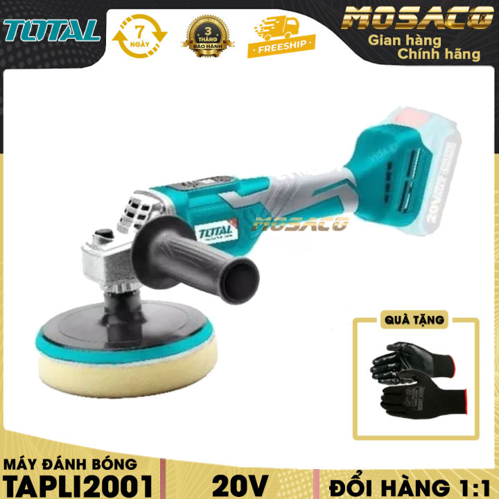 Máy đánh bóng dùng pin 20V TOTAL TAPLI2001 đế dưới 150mm (Chưa kèm PIN ...