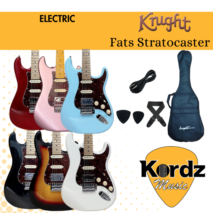 Knight Stratocaster Electric Guitar with Proper Setup | Lazada PH