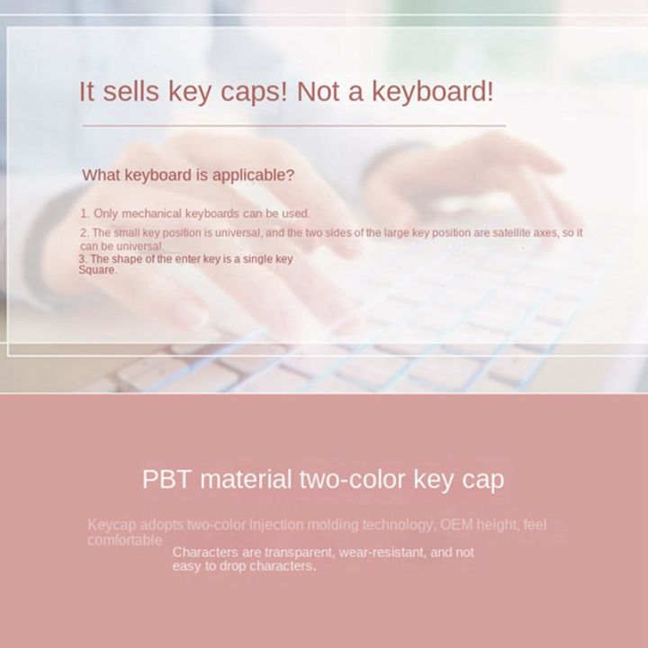 Pudding Keyboard Hat Box Mechanical Keyboard Double Skin Milk ...