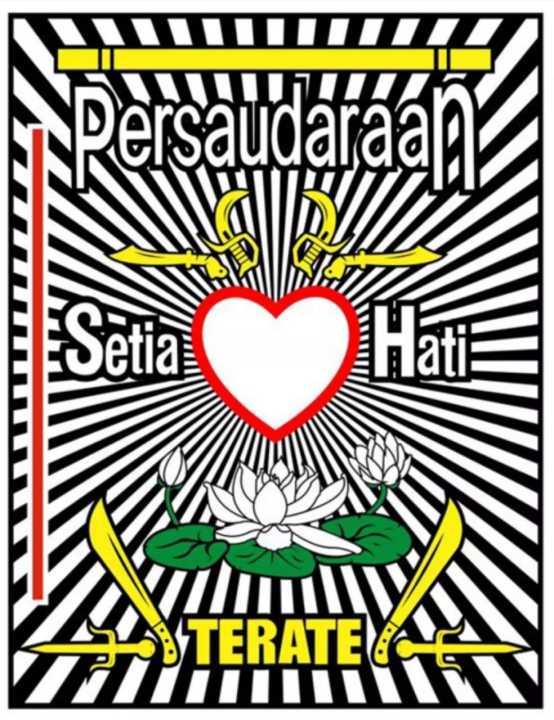 POSTER CETAK LAMBANG LOGO10.000NT PSHT setia hati Terate ,Tanpa bingkai ...