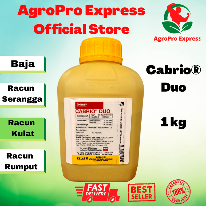 BASF Cabrio® Duo 1KG Racun Kulat Fungicide Pyraclostrobin 5.0% Metiram ...