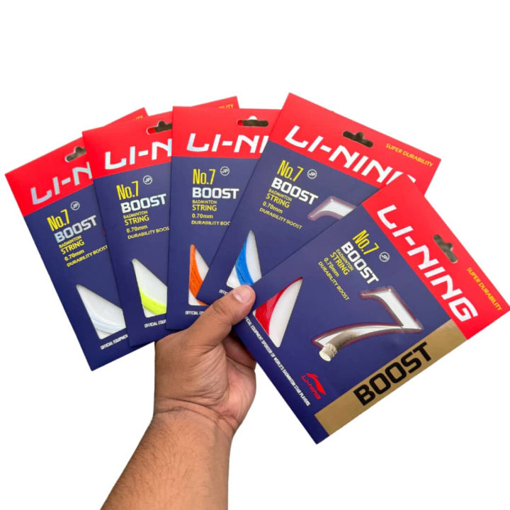 LI-NING NO.7 BOOST BADMINTON STRING 100% ORIGINAL | Lazada