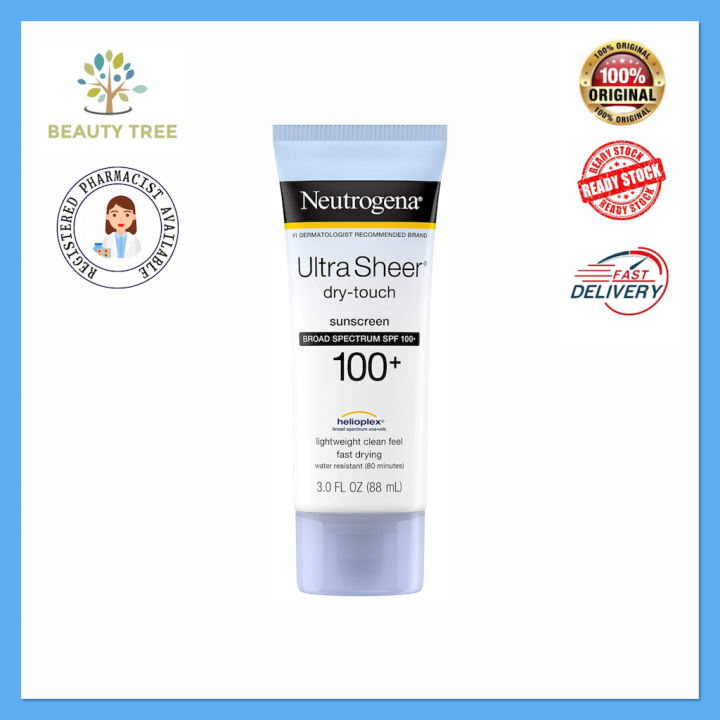 Neutrogena Ultra Sheer Dry-Touch Sunscreen SPF100+ Lotion | Lazada