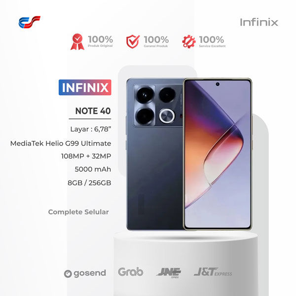 Infinix Note 40 Pro 5G | Infinix Note 40 - 8/256GB [8GB+8GB] - Garansi Resmi | Lazada Indonesia