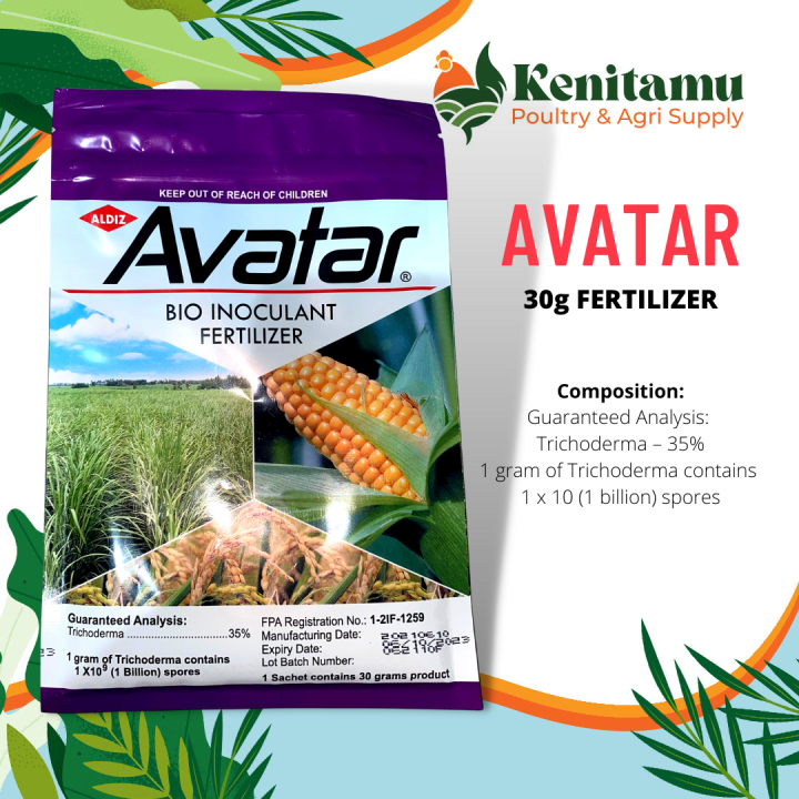 AVATAR BIO INOCULANT FERTILIZER BIO ENZYMES 30g BY: ALDIZ FOR PLANT ...