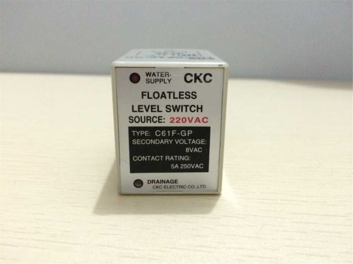 yingke 1pc C61f-Gp 8 Pin Liquid Level Relay Floatless Relay Water Level ...