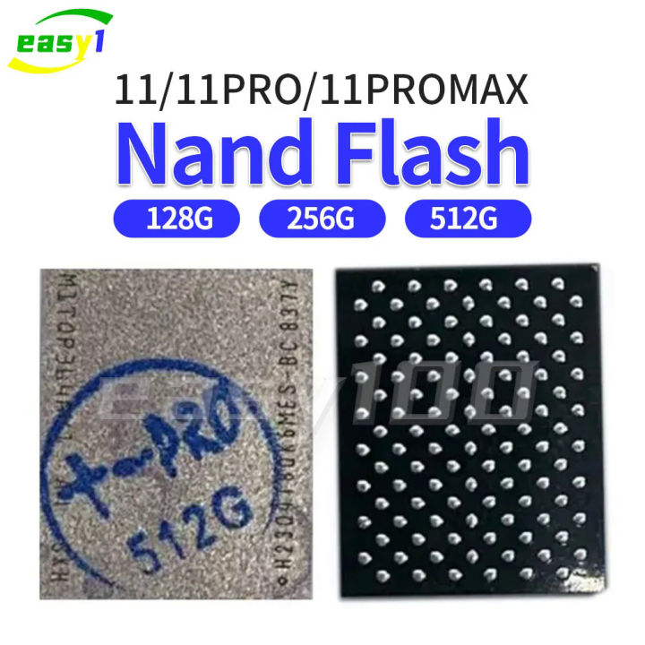Nand คุณภาพสูงสำหรับ 11 11PRO 11PRO MAX Nand Flash Memory IC HDD Chip 128G 256G 512GB การอัพเกรด ...