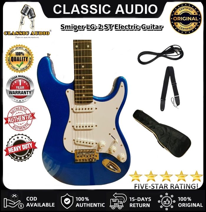 Smiger by classic audio LG-2 ST S-Style Electric Guitar High Grade ...