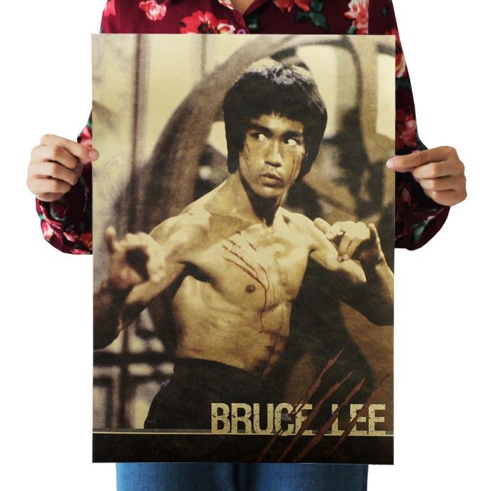 Poster Dinding / Wall Poster (Bruce Lee, Legenda Kungfu) | Lazada Indonesia