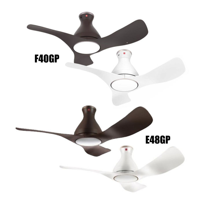 (Bulky) (Bundle) (FREE INSTALLATION) KDK E48GP + F40GP Ceiling Fan with ...