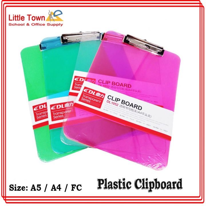 Durable File Plastic Clipboard A5/A4/FC size | Lazada PH Durable File Plastic Clipboard A5/A4/FC size | Lazada PH