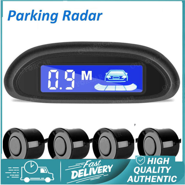 2024 Parking Sensor For Car With Auto Parktronic Reverse LED Monitor 4 ...