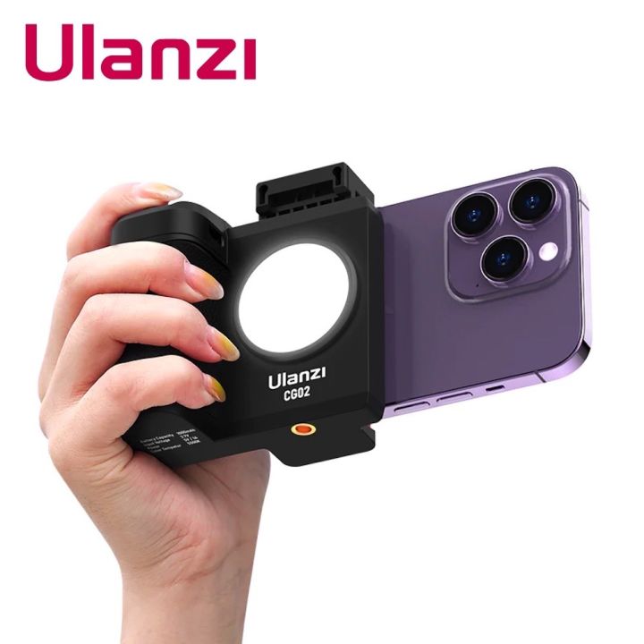 ULANZI CG02 CapGrip II Bluetooth Wireless Remote LED Video Fill Light ...