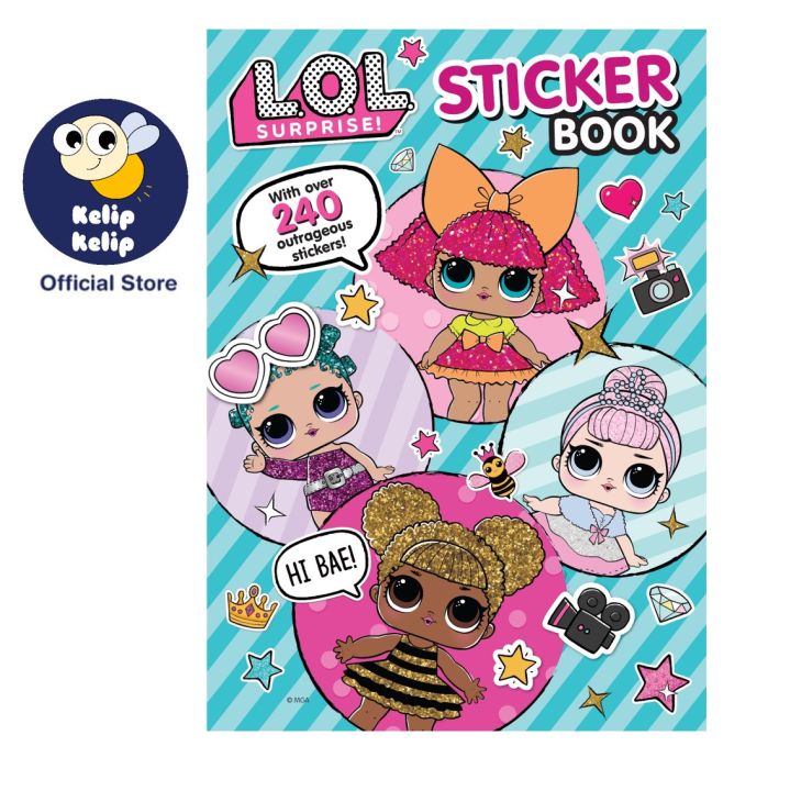 LOL Surprise! Sticker Activity Book For Kids With Activities Games ...