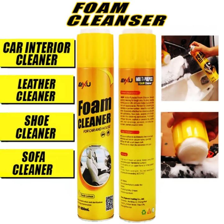 Foam Cleaner MultiFunctional Foam Cleaner for Car and House 650ML Spray to Clean | Lazada PH
