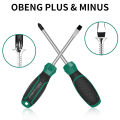 ISKU Obeng Set 2pcs Screwdriver Set 2pcs 6*100mm Magnetik CR-V Obeng ...