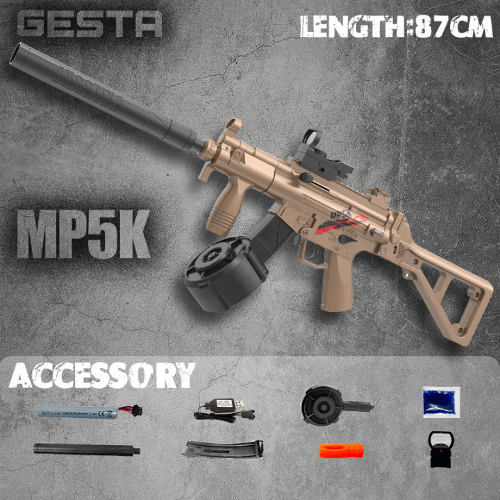 MP5K electric gel blaster toy for 8+ Kids Boys Outdoor kids Team Game ...