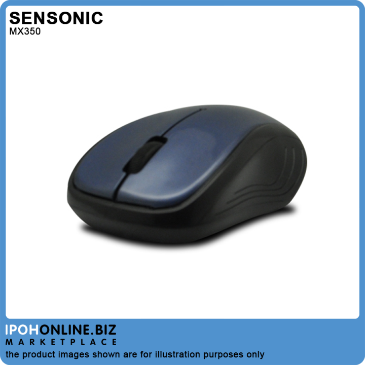 Sensonic MX350 Wireless Cordless Optical Mouse With Silent Click- Red ...
