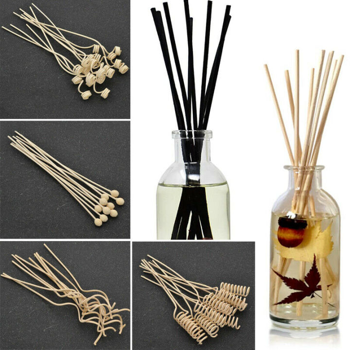 100pcs Natural Rattan Reed Diffuser Stick Essential Oil Fragrance ...