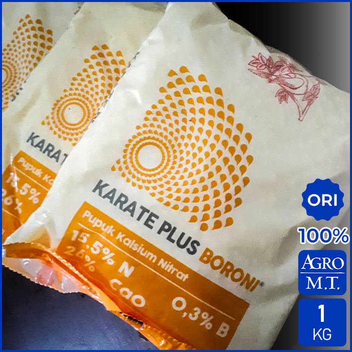 Pupuk KARATE PLUS BORONI Kalsium Nitrat (1KG) - Meroke | Lazada Indonesia