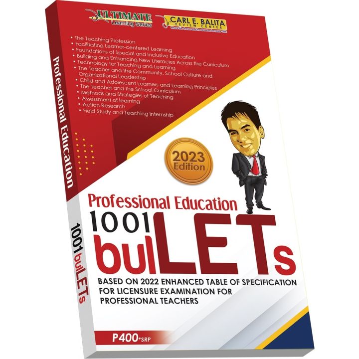 CBRC Professional Education BulLets 2023 Edition LET Reviewer | Lazada PH