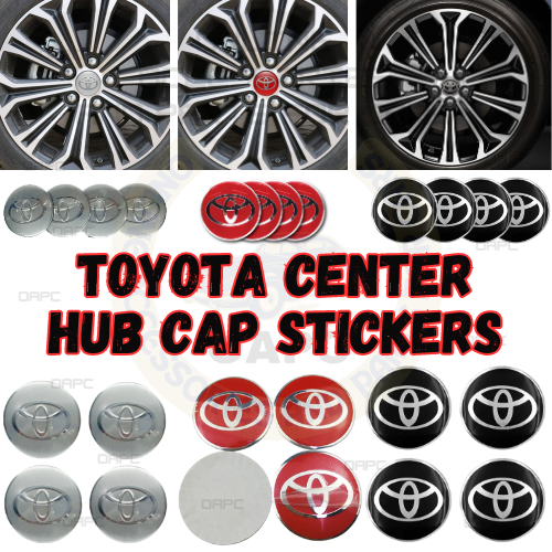 OAPC 2 inch /2.5 inch Toyota Logo Car Wheel Center Hub Cap Sticker ...