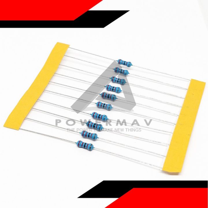 10pcs 22k ohms 5 band 1/4w Metal film resistor 1% ohm for pcb breadboard arduino uno mega nano ...