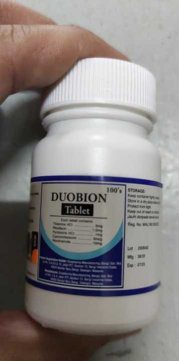 Duobion [ New CCM Vitamin B Complex ] 100tablets | Lazada