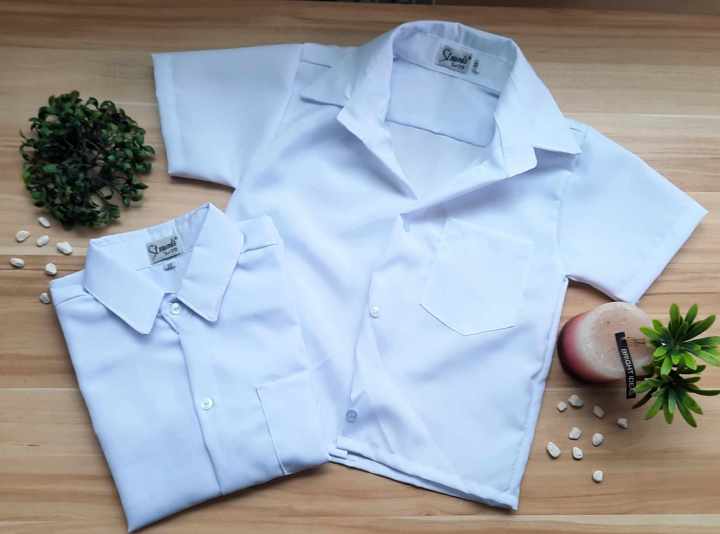 "HTM" WHITE POLO JACKET AND WHITE POLO STRAIGHT SCHOOL UNIFORM FOR BOYS ...