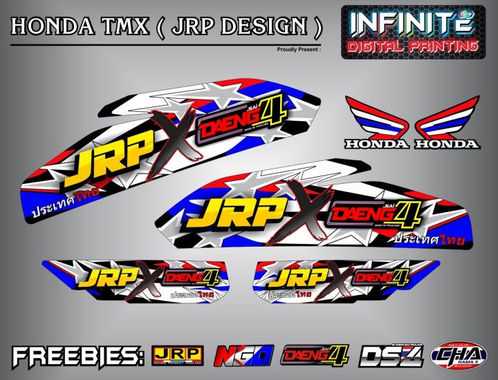 TMX / RUSI / PINOY / MOTOPOSH / SKYGO / DECALS STICKER ( JRP X DAENG ...